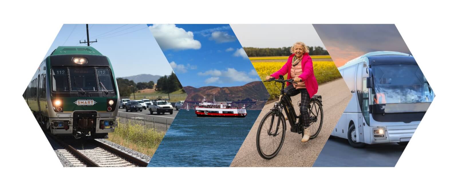 Petaluma transportation, maps and points of interest